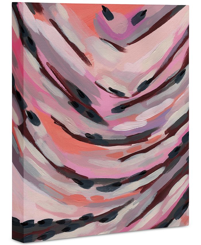 Deny Designs Laura Fedorowicz Peach Please Art Canvas 24 x 30" - Macy's