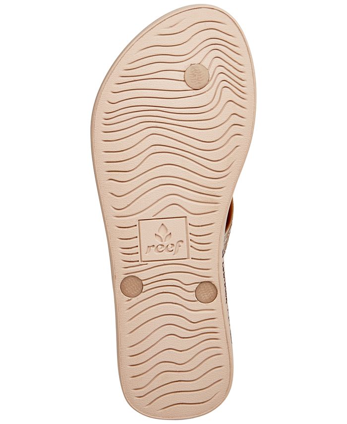 REEF Escape Lux Iridescent Flip-Flop Sandals - Macy's