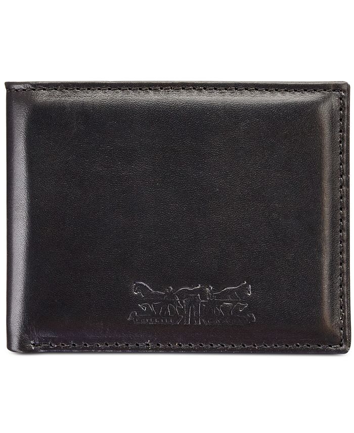 Levi's Men's RFID Bifold Leather Wallet - Macy's