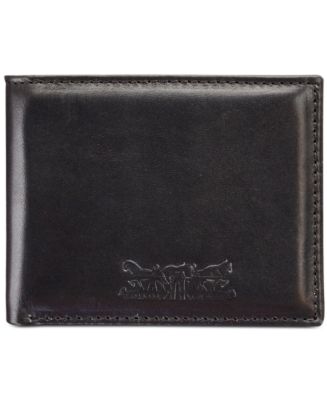 Levi's® Men's RFID Bifold Leather Wallet - Macy's