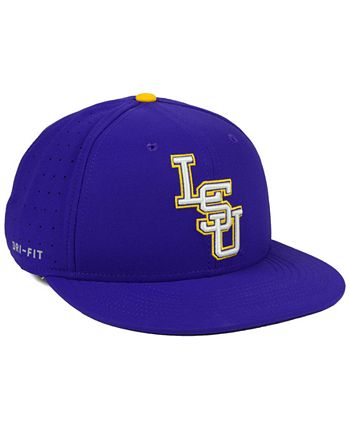 Nike LSU Tigers Aerobill True Fitted Baseball Cap - Macy's