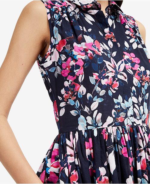 French Connection Cotton Floral-Print Dress & Reviews - Dresses - Women ...