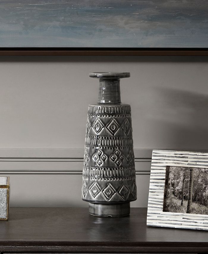 JLA Home Madison Park Davos Ceramic Candle Holder - Macy's