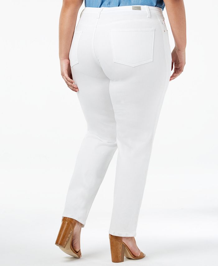 Lee Platinum Plus Size Gwen Straight Jeans - Macy's