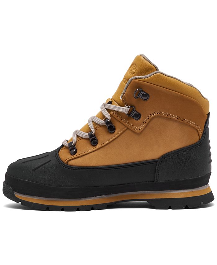 Timberland Big Boys' Euro Hiker Shell Toe Boots from Finish Line ...