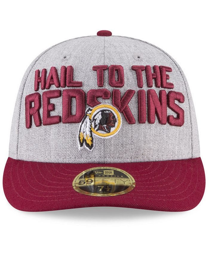 New Era Washington Redskins Draft Low Profile 59FIFTY FITTED Cap - Macy's