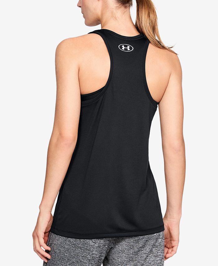 Under Armour UA Tech™ Graphic Racerback Tank Top - Macy's