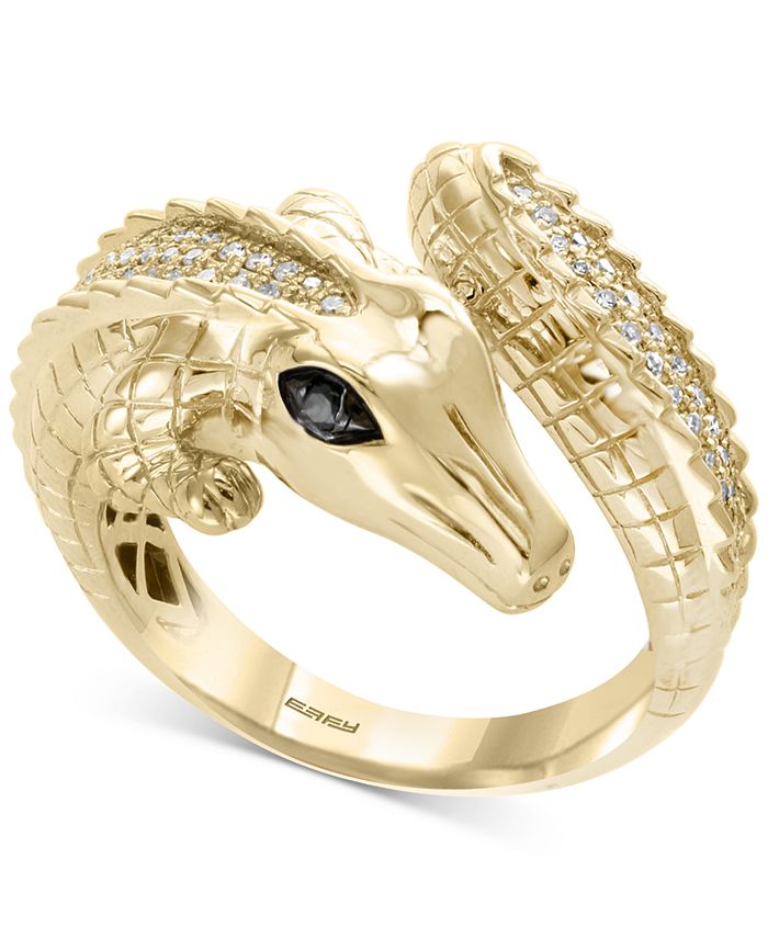 EFFY Collection Safari by EFFY® Diamond Crocodile Ring (1/3 ct. t.w ...