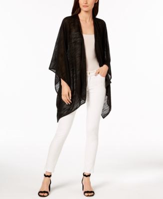 Calvin Klein Textured-Weave Cover-Up & Shawl - Macy's