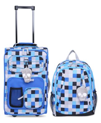 Crckt Kids 2-Pc. Printed Carry-On Suitcase & Backpack Set - Macy's