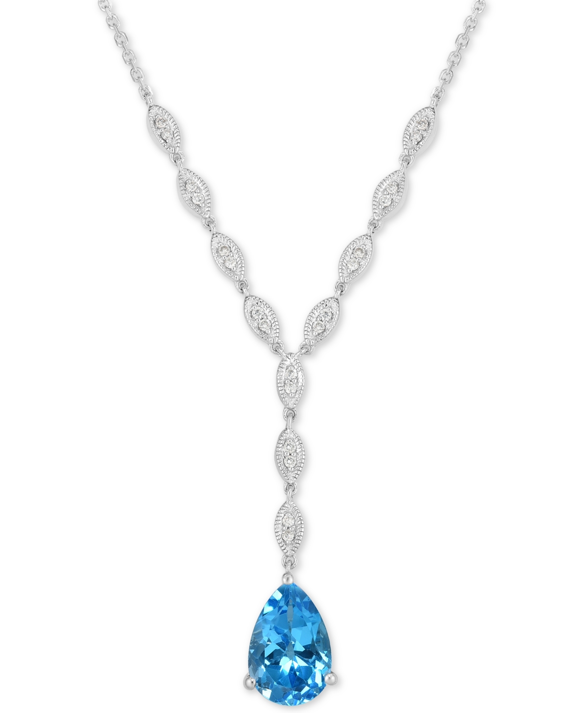 Click here for Macys Blue Topaz (3-1/2 ct. t.w.) & Diamond (1/6 c... prices