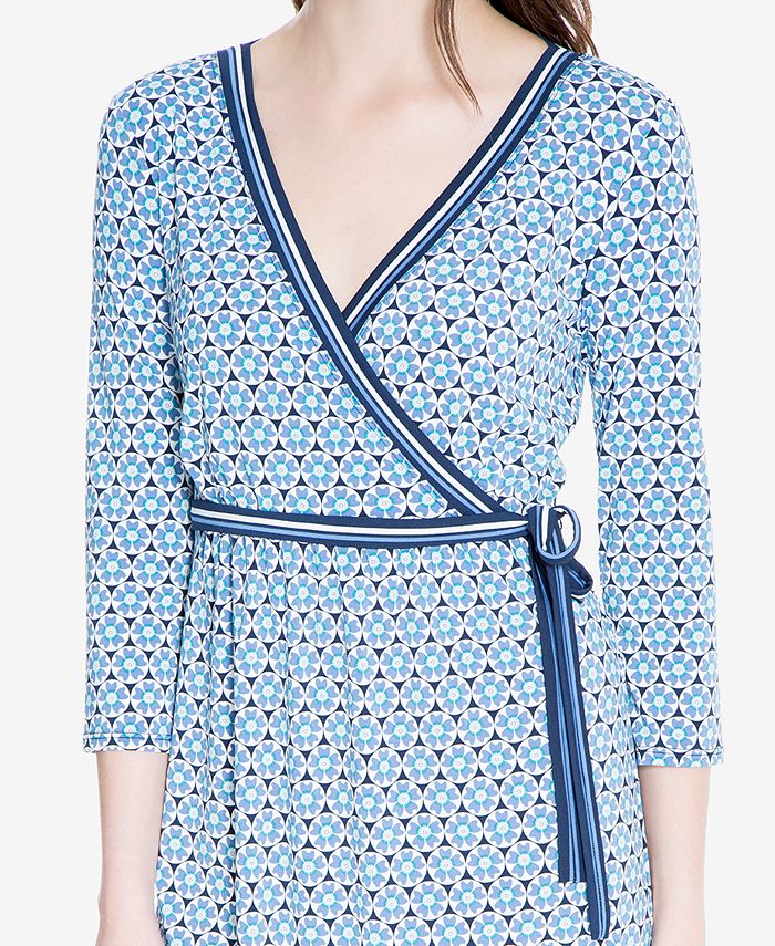 Max Studio London Printed Faux-Wrap Dress, Created for Macy's - Macy's