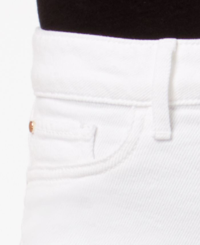GUESS Gilded White 1981 Flared Button-Fly Jeans - Macy's