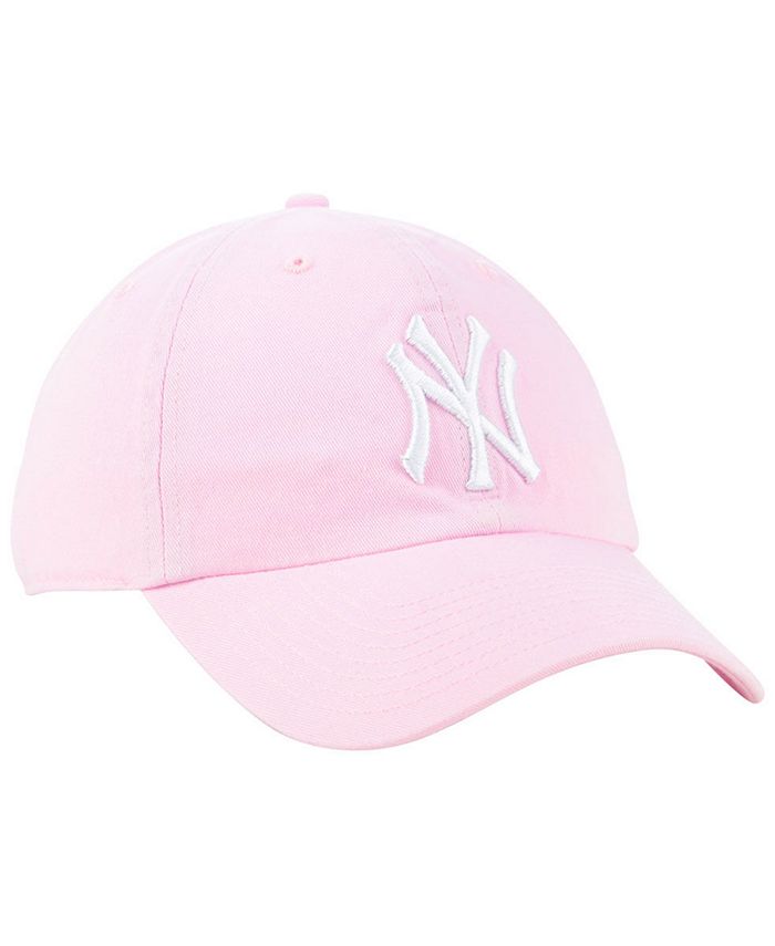 '47 Brand New York Yankees Pink CLEAN UP Cap - Macy's