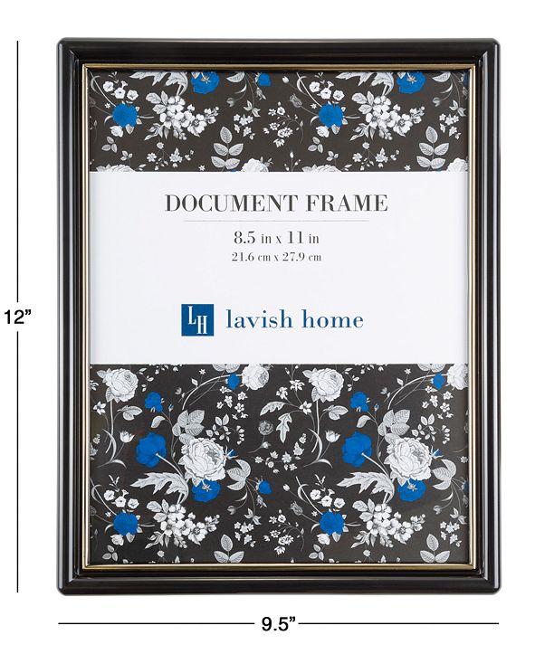 Trademark Global 6-Pc. 8.5" x 11" Document Picture Frame Wall Gallery ...
