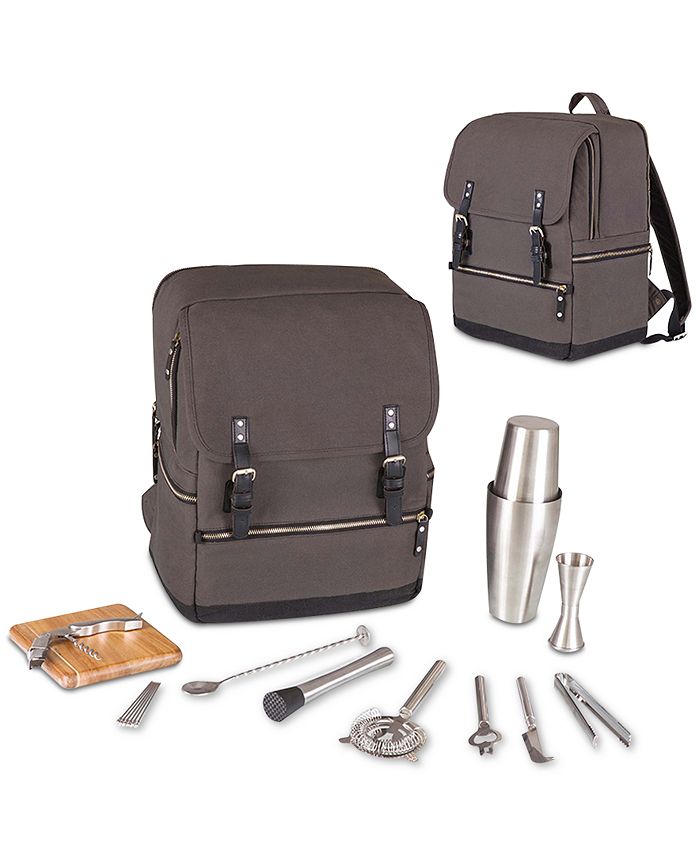Legacy by Picnic Time Bar-Backpack Portable Cocktail Set - Macy's