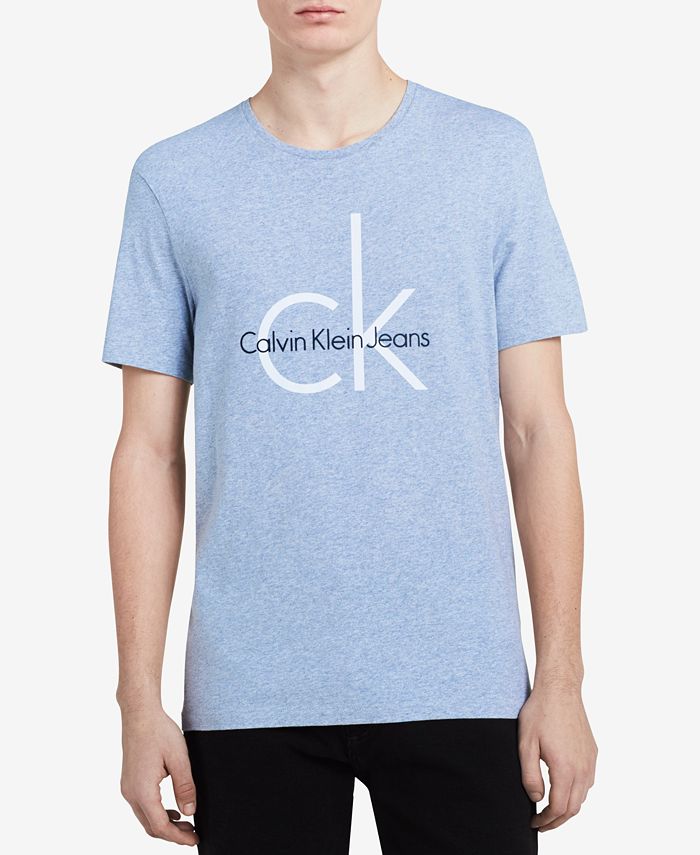 Calvin Klein Jeans Men's Big & Tall Classic CK Logo-Print T-Shirt - Macy's