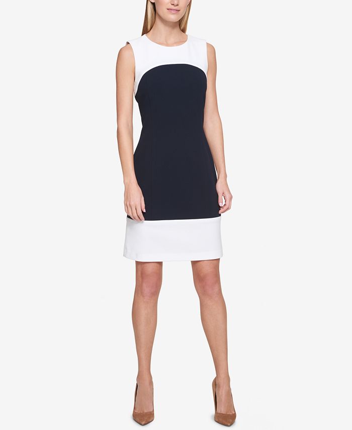 Tommy Hilfiger Colorblocked Dress - Macy's