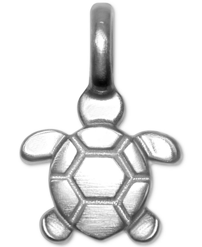 Alex Woo Mini Sea Turtle Charm in Sterling Silver - Macy's