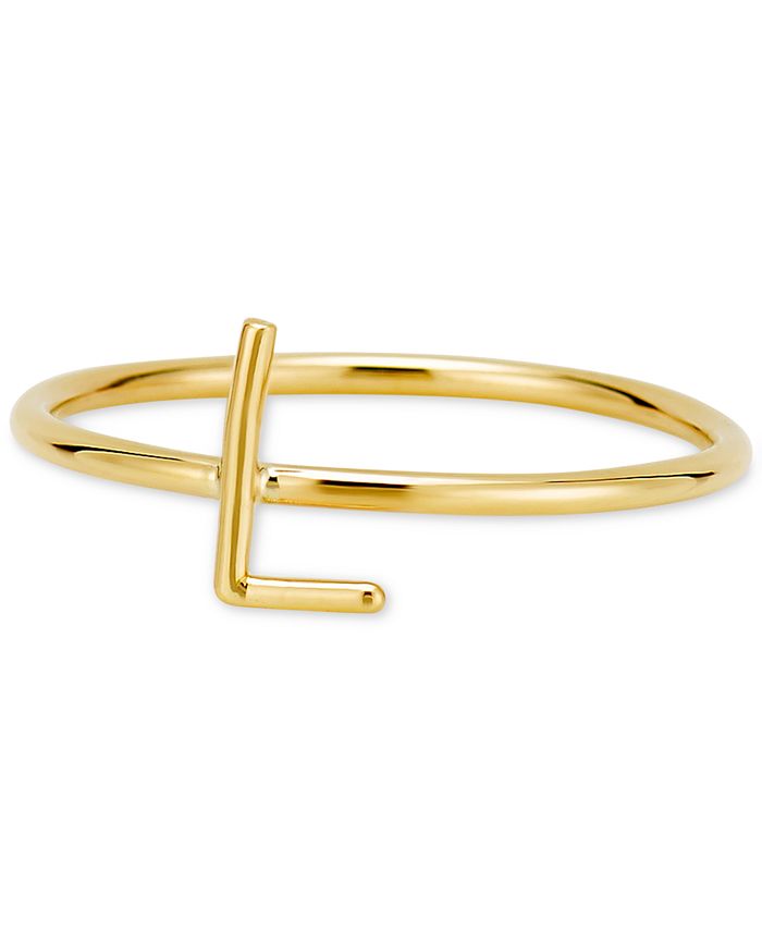 Sarah Chloe Amelia Initial Monogram Ring in 14k Gold - Macy's