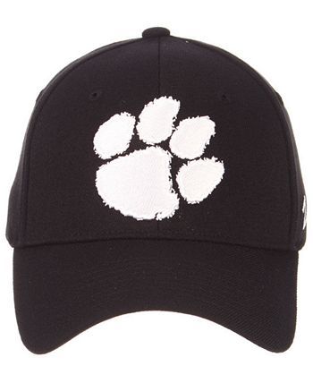 Zephyr Clemson Tigers Black/White Stretch Cap - Macy's