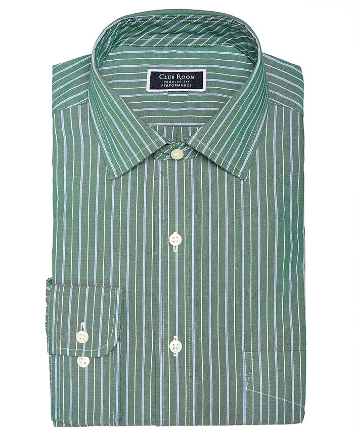Club Room Mens Classic Regular Fit Stretch Wrinkle Resistant Pinpoint