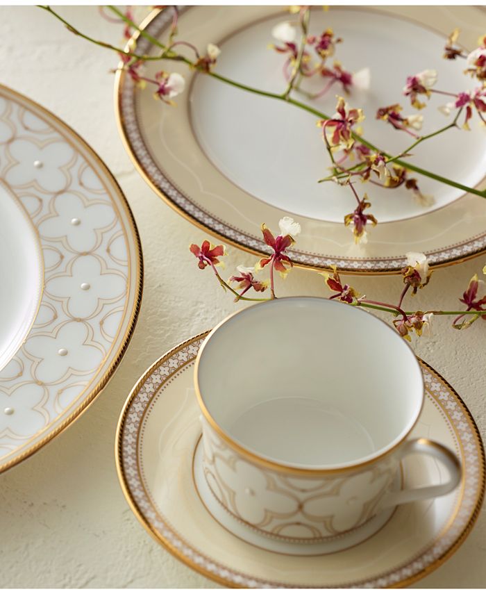 Noritake Trefolio Gold Dinnerware Collection - Macy's
