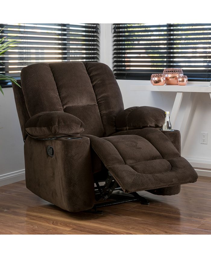 Noble House Barbee Glider Recliner, Quick Ship - Macy's