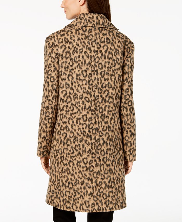 kate spade new york Leopard-Print Coat - Macy's