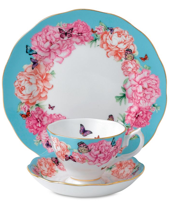 Royal Albert Miranda Kerr for Devotion 3-Pc. Tea Set - Macy's
