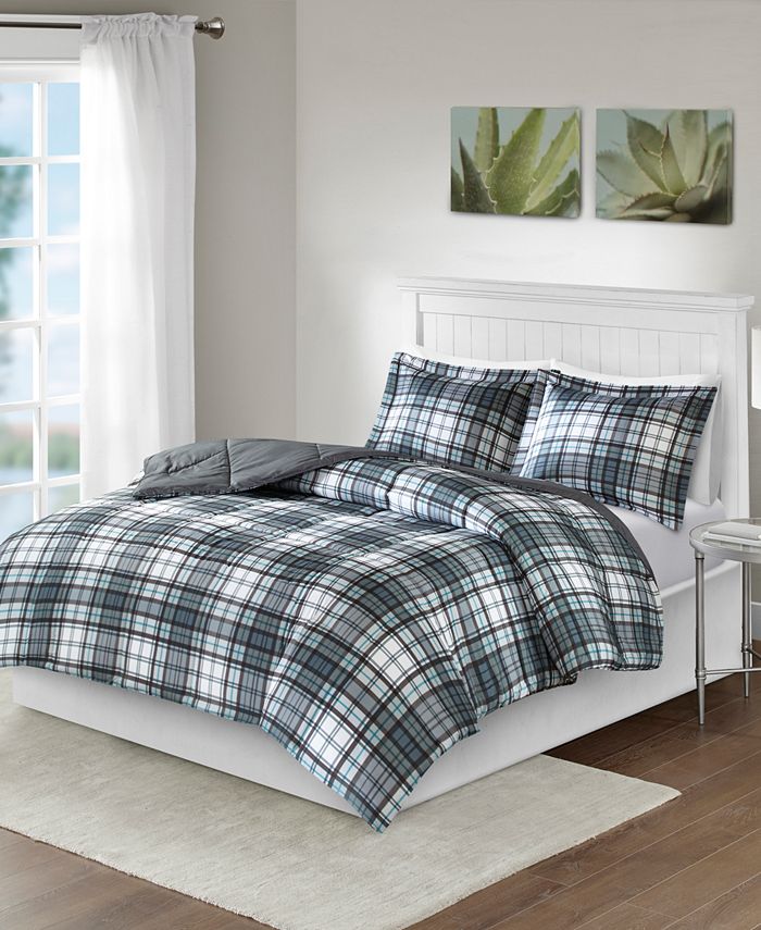 Madison Park Essentials Parkston Reversible 2-Pc. Comforter Set, Twin ...