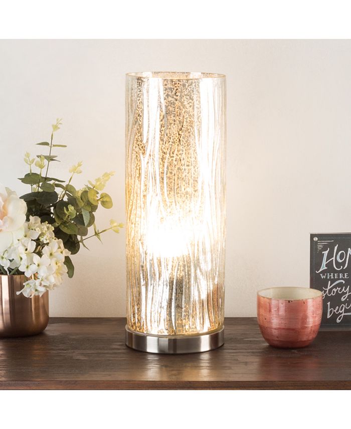 Lavish Home Tree Bark LED Table Lamp - Macy's