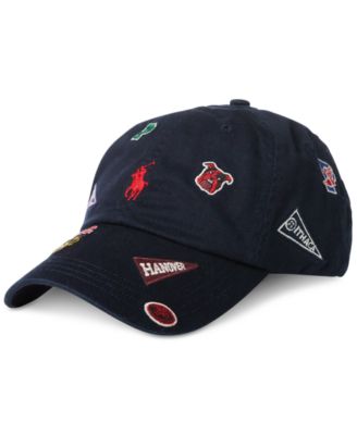 Polo Ralph Lauren Men's Embroidered Chino Cotton Baseball Cap - Macy's