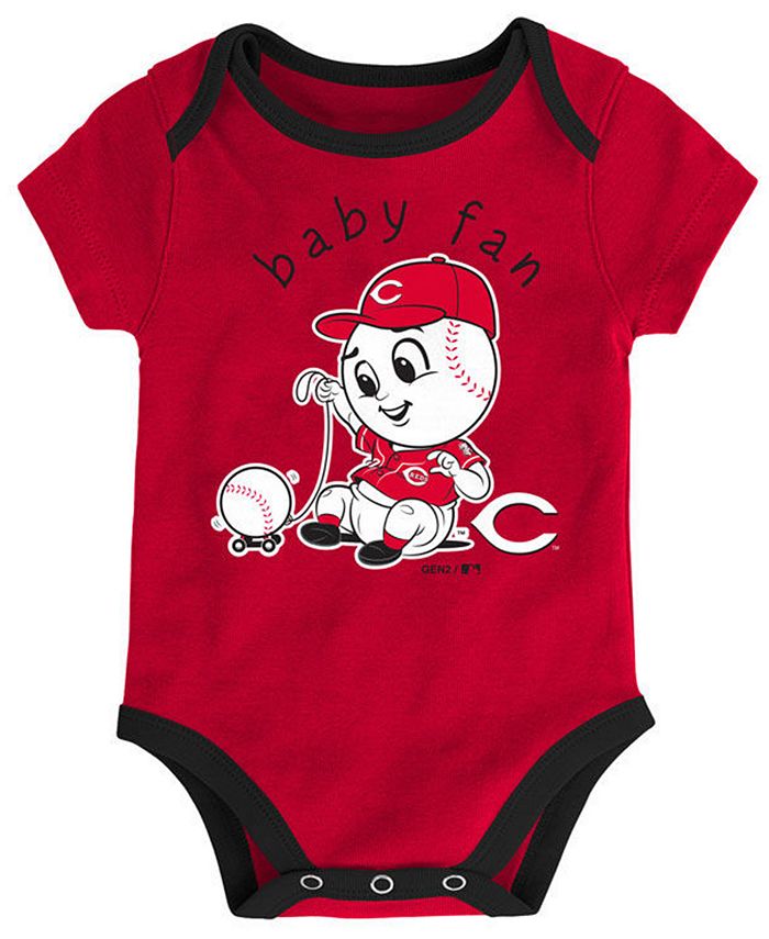 Outerstuff Cincinnati Reds Play Ball 3-Piece Set, Infants (0-9 Months ...