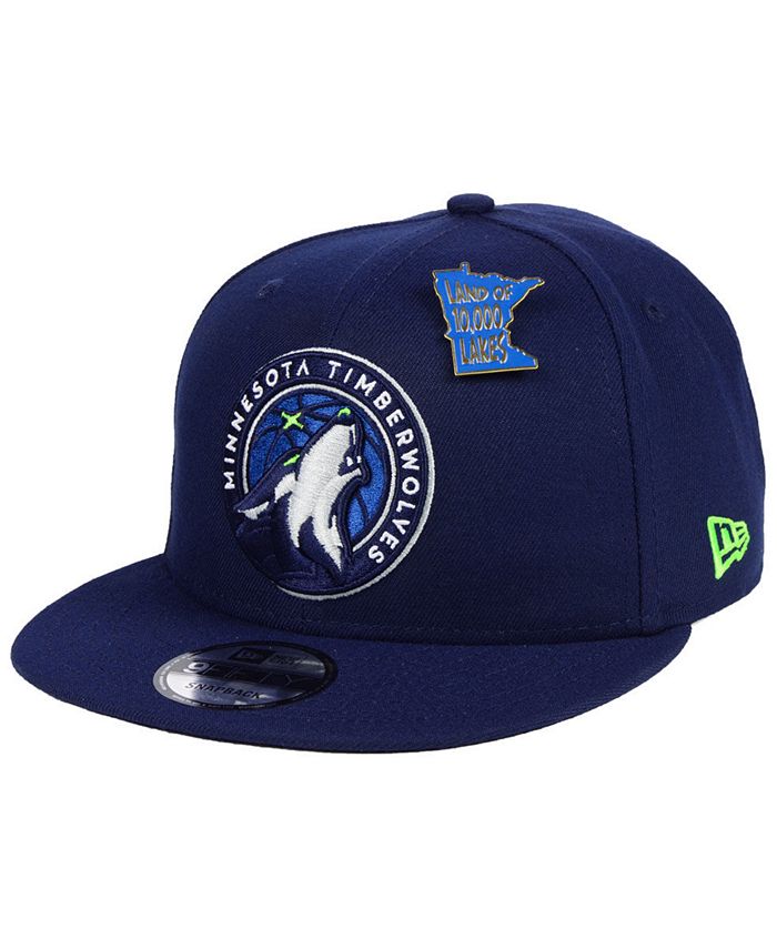 New Era Minnesota Timberwolves On-Court Collection 9FIFTY Snapback Cap ...