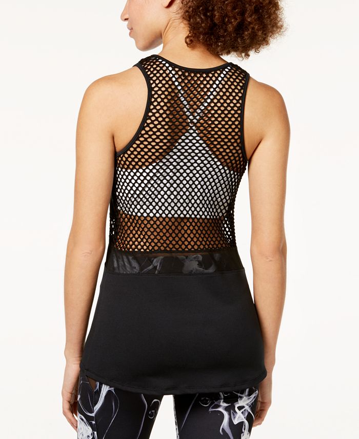Material Girl Juniors' Mesh Tank Top, Created for Macy's - Macy's