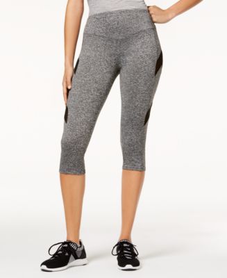 Material Girl Juniors' Mesh-Inset Cropped Leggings, Created for Macy's ...