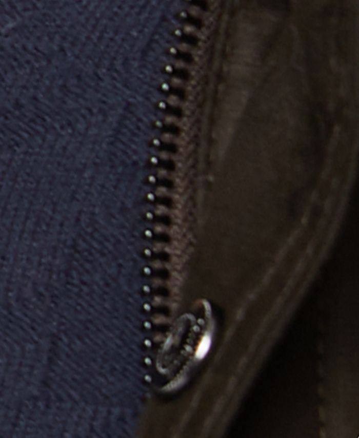 Perry Ellis Men's Quilted Microsuede Jacket - Macy's