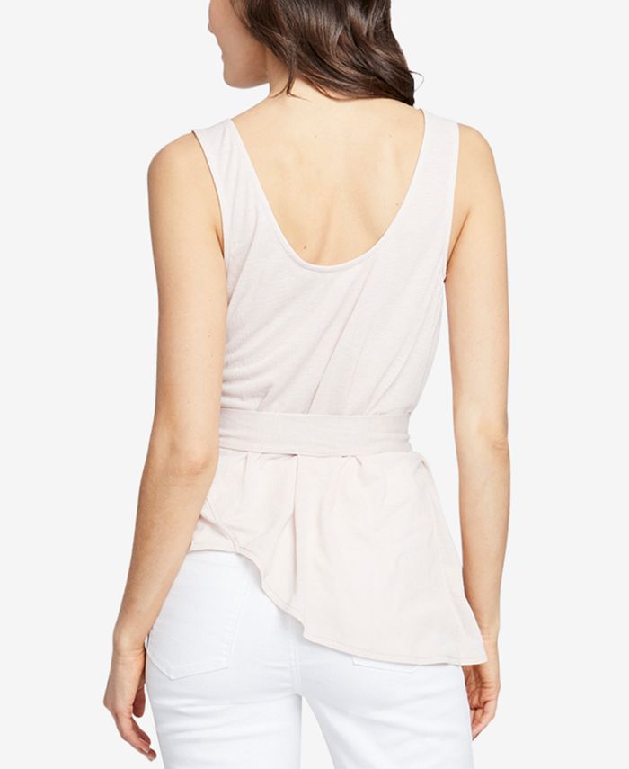 RACHEL Rachel Roy Crossover Wrap Top, Created for Macy's - Macy's