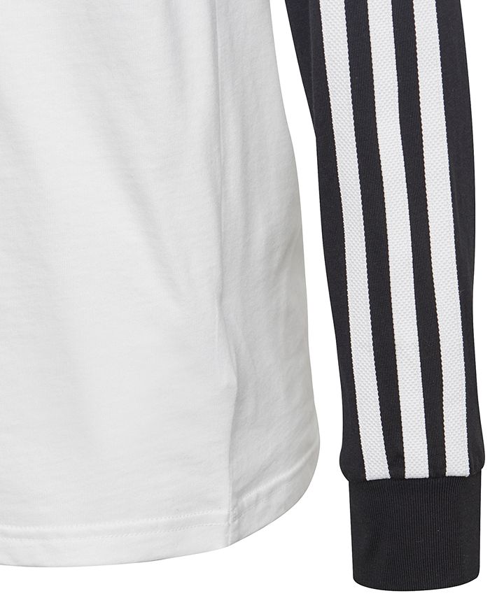 adidas Big Boys 3-Stripe Raglan Cotton Shirt - Macy's