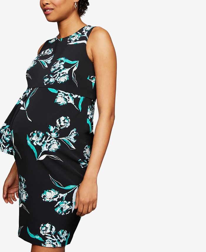 A Pea in the Pod Maternity Printed Dress - Macy's