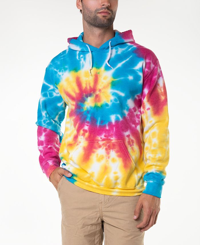 Original Paperbacks Rainbow Spiral Tie Dye Hoodie Macys