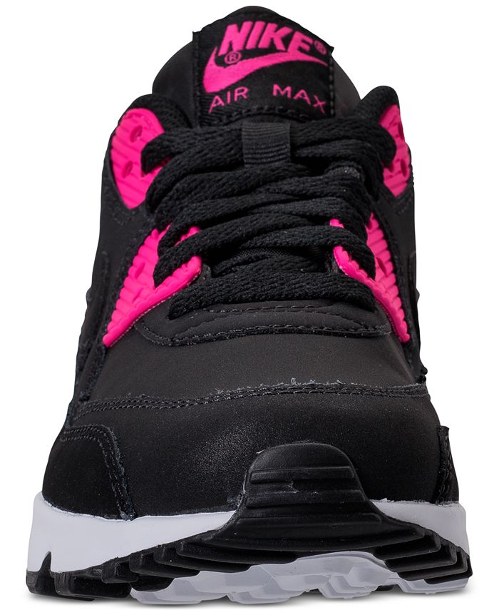 Nike Girls' Air Max 90 Leather Running Sneakers from Finish Line - Macy's