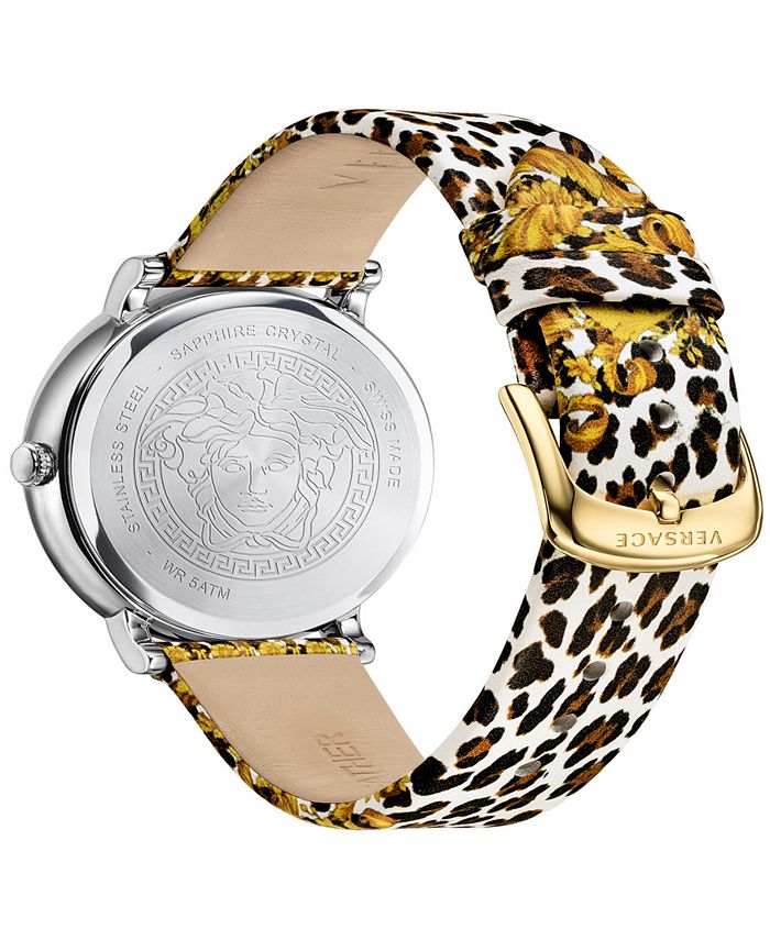 Versace Women's Swiss V-Circle Tribute Edition Baroque SS'92 Animal ...