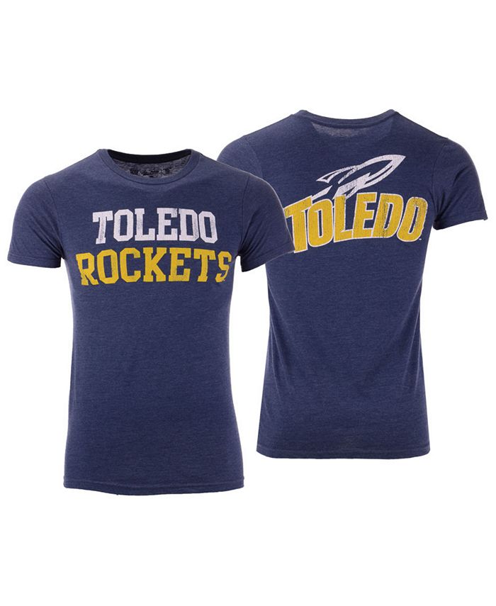 Retro Brand Men's Toledo Rockets Team Stacked Dual Blend T-Shirt - Macy's