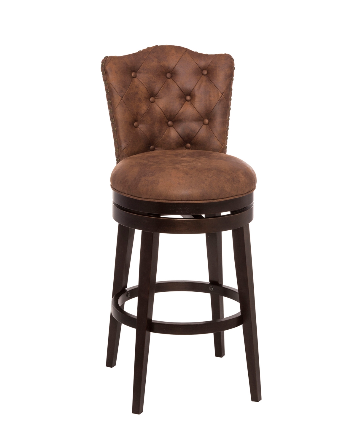 Click here for Edenwood Swivel Bar Stool - Brown prices
