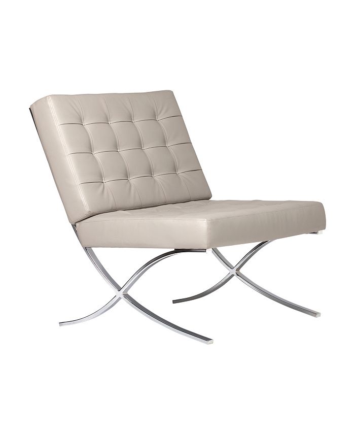 Studio Designs Home Atrium Bonded Leather Chair - Macy's