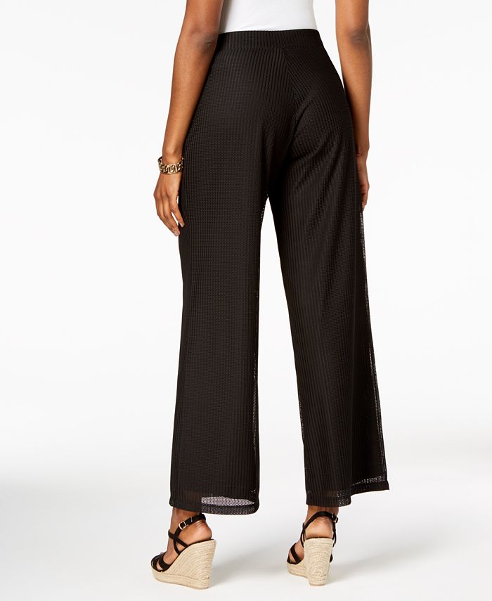 JM Collection Textured Pants - Macy's