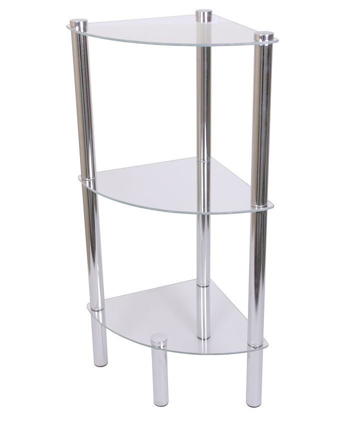 Home Basics 3-Tier Corner Shelf - Macy's