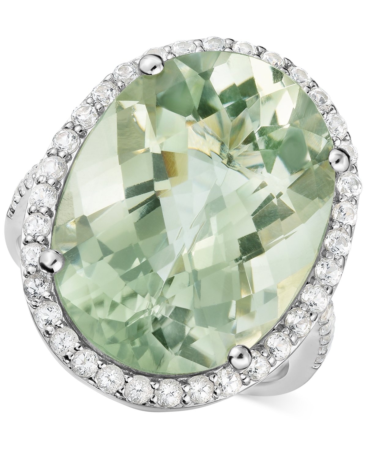 Click here for Green Quartz (15 cttw) and White Topaz (3/4 cttw)... prices